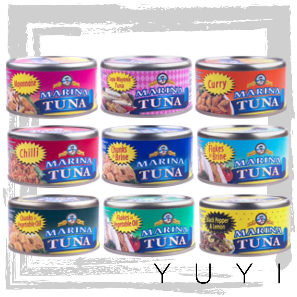 【Marina】 Tuna - 185g | Shopee Malaysia