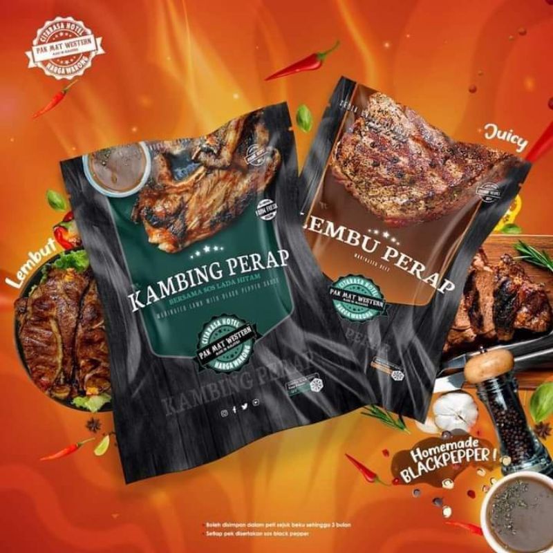 READY STOK KAMBING PERAP LAMB CHOP BY PAK MAT WESTERN FAST SHIPPING ...