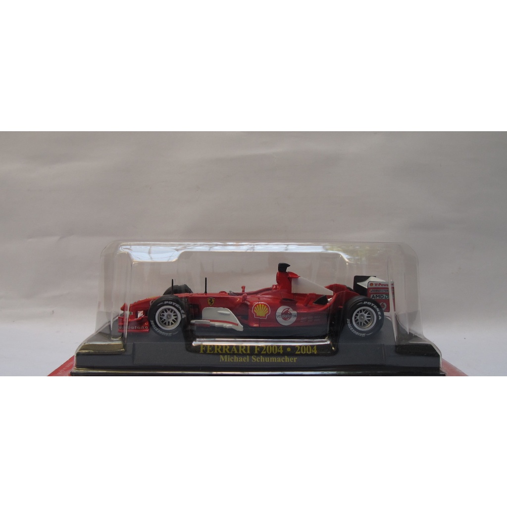 Hachette Fujingaho FERRARI F2004 Michael Schumacher model car 1:43 ...