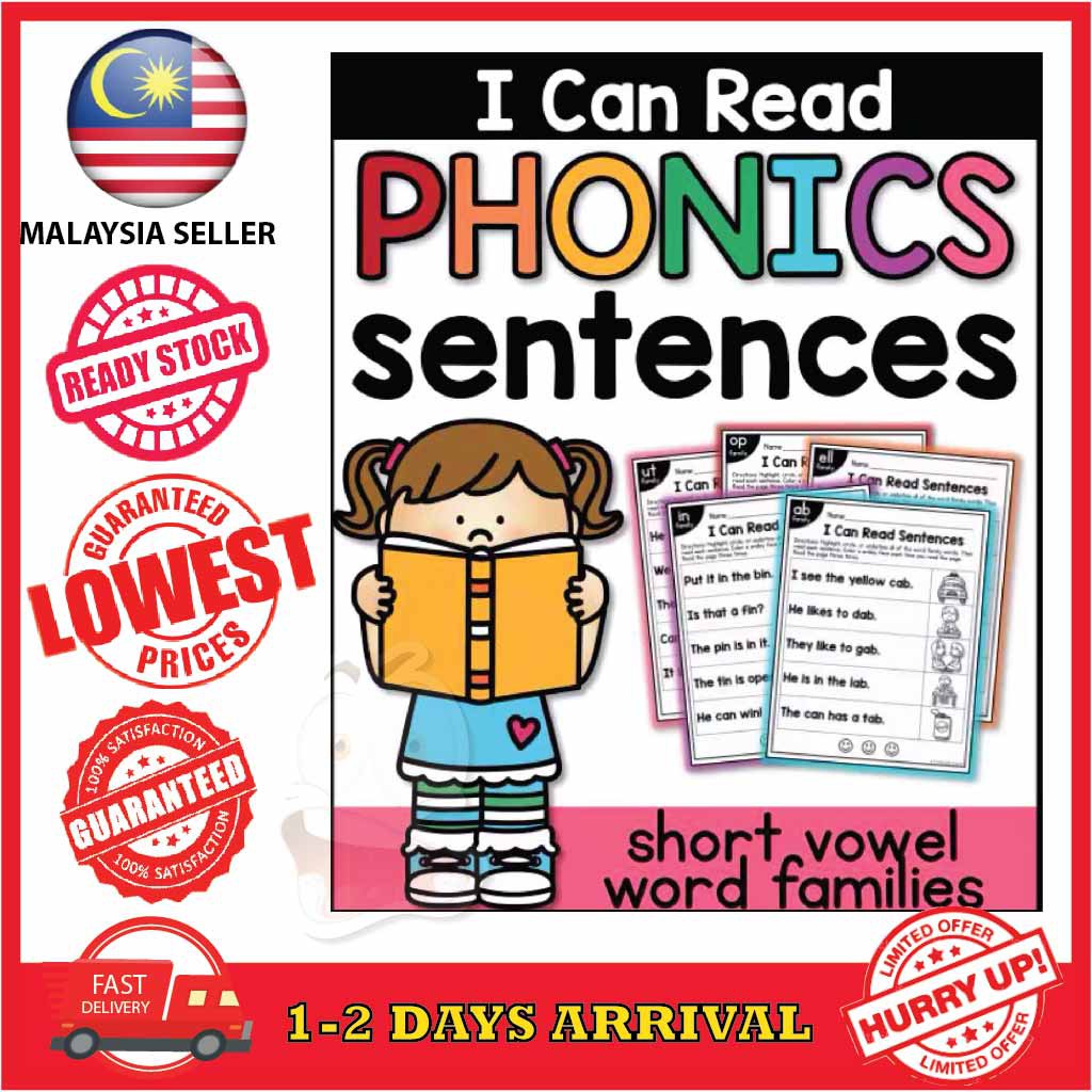 Phonics Sentences Kid Learning English Learning Kindergarten Exercise ...
