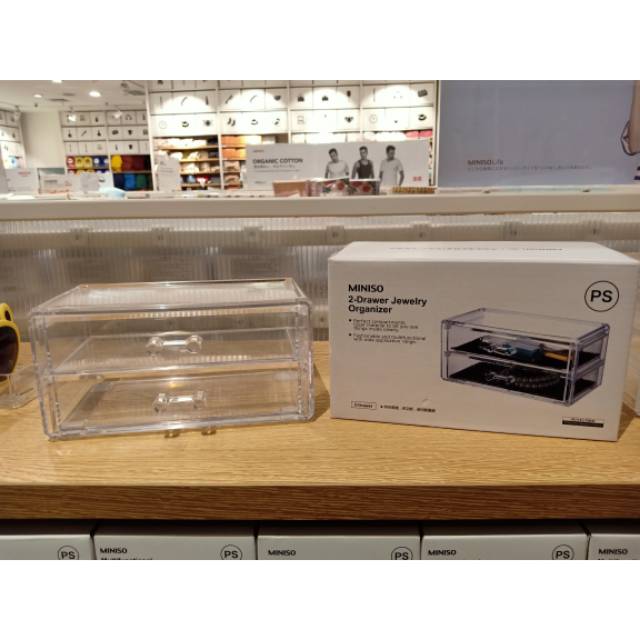 Miniso Excellence Products 2 Tier 2 Drawer Jewerly Organizer Miniso ...