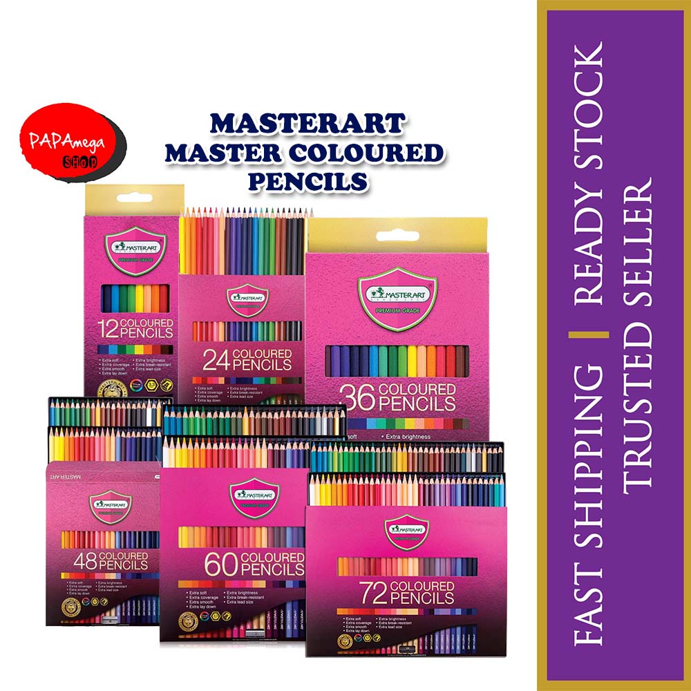 COLOURED PENCILS (MASTERART MASTER SERIES) | Shopee Malaysia