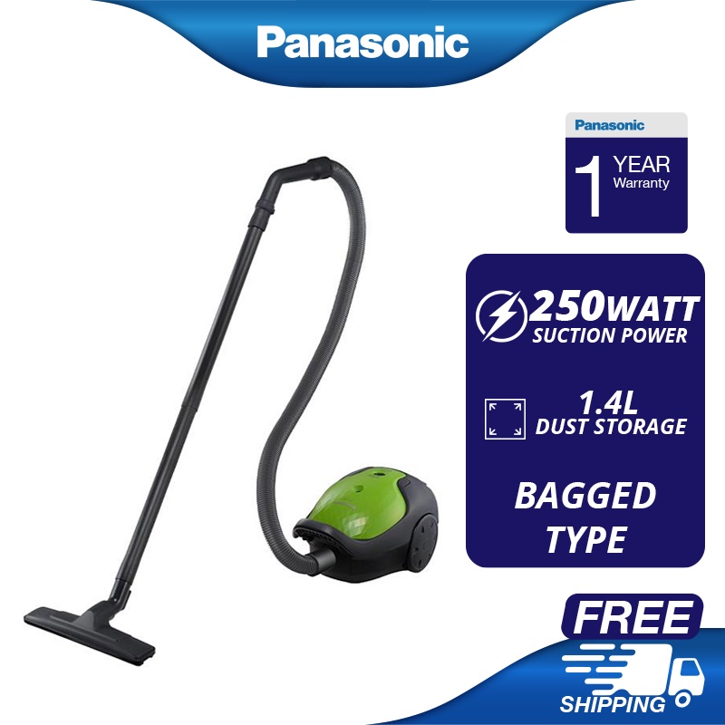 PANASONIC MC-CG370 BAGGED VACUUM CLEANER 850W MC-CG370GV47 | Shopee ...