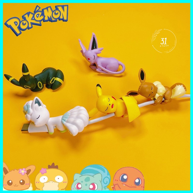 USB Cable Protector cartoon Pokemon design Protector case Ins Fashion ...