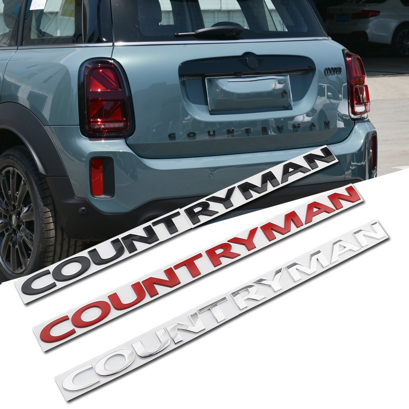 MINI COOPER 3D Car Logo CLUBMAN COUNTRYMAN Letter emblem Rear Tail Box ...