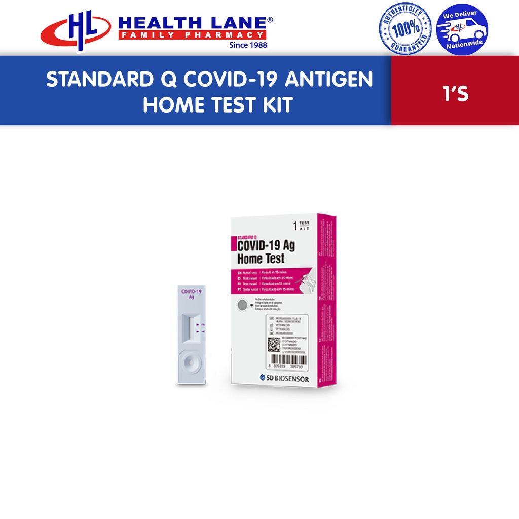 Standard Q Covid-19 Antigen Home Test Kit Nasal (1's) | Shopee Malaysia