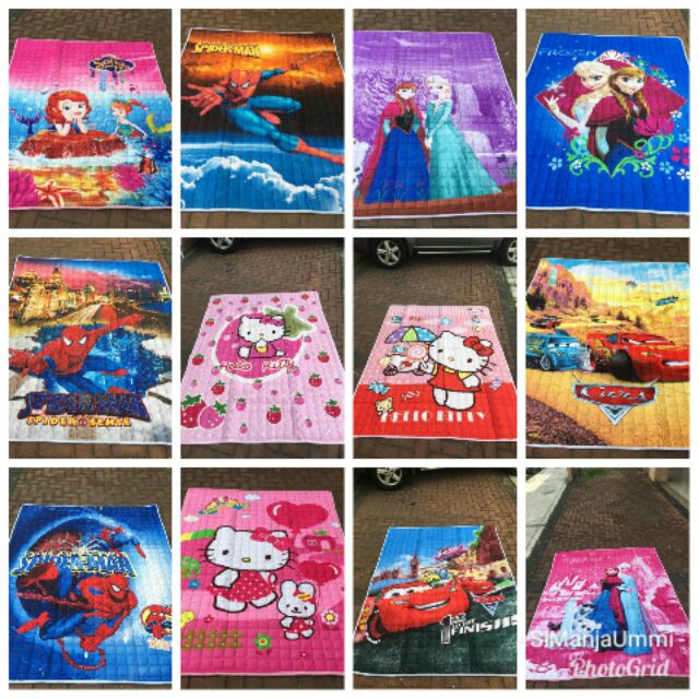 🔥KARPET KARTUN GEBU PATCHWORK🔥 | Shopee Malaysia