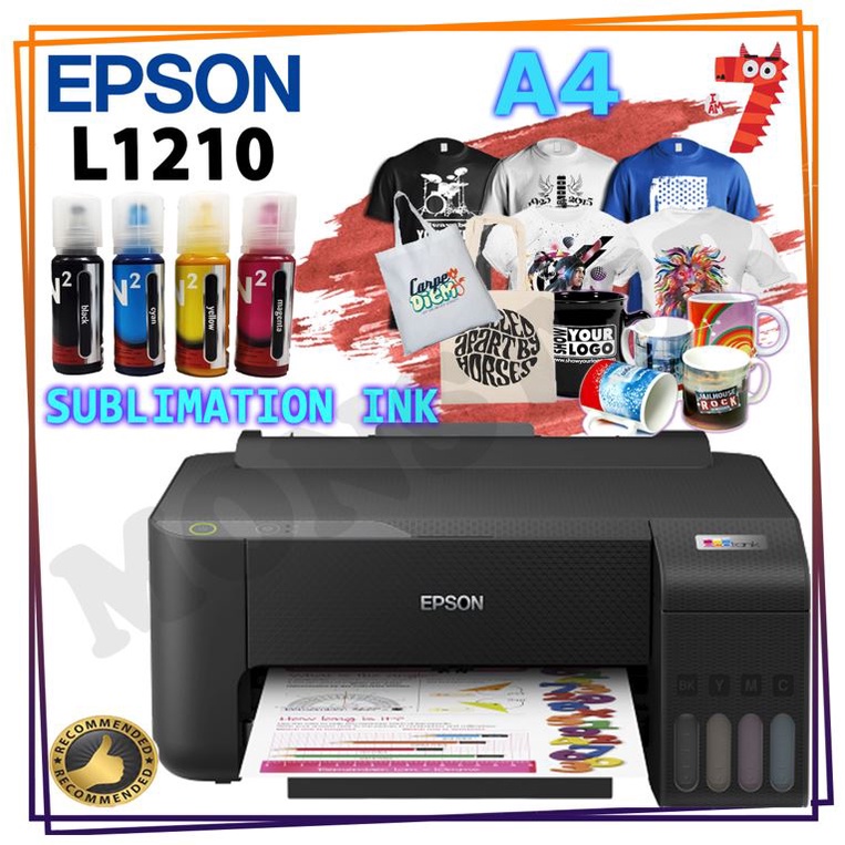 Epson L1210 L-1210 L 1210 EcoTank Printer With Sublimation Ink ...
