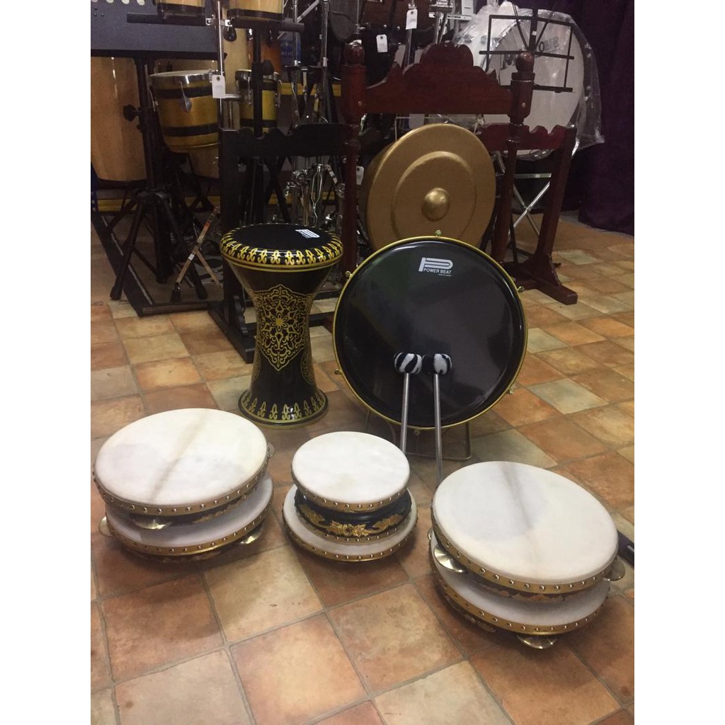 Set Hadrah (ukiran keemasan) | Shopee Malaysia