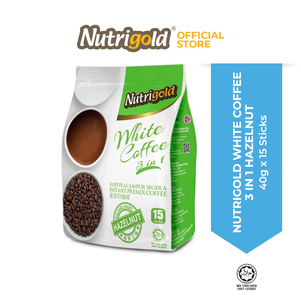 Nutrigold Instant White Coffee (30/40g x 12 Sticks) | Shopee Malaysia