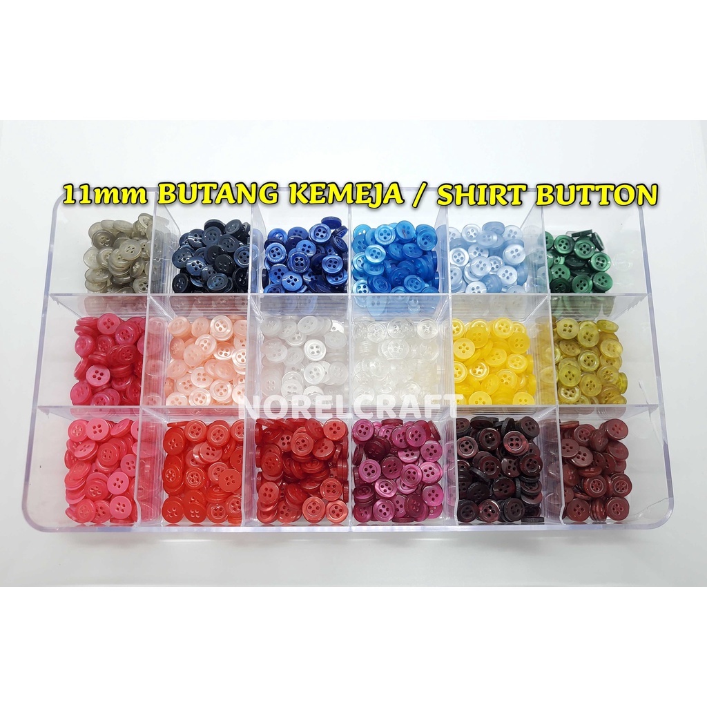 [50/100PCS] BUTANG KEMEJA/ SHIRT BUTTON READYSTOCK | Shopee Malaysia