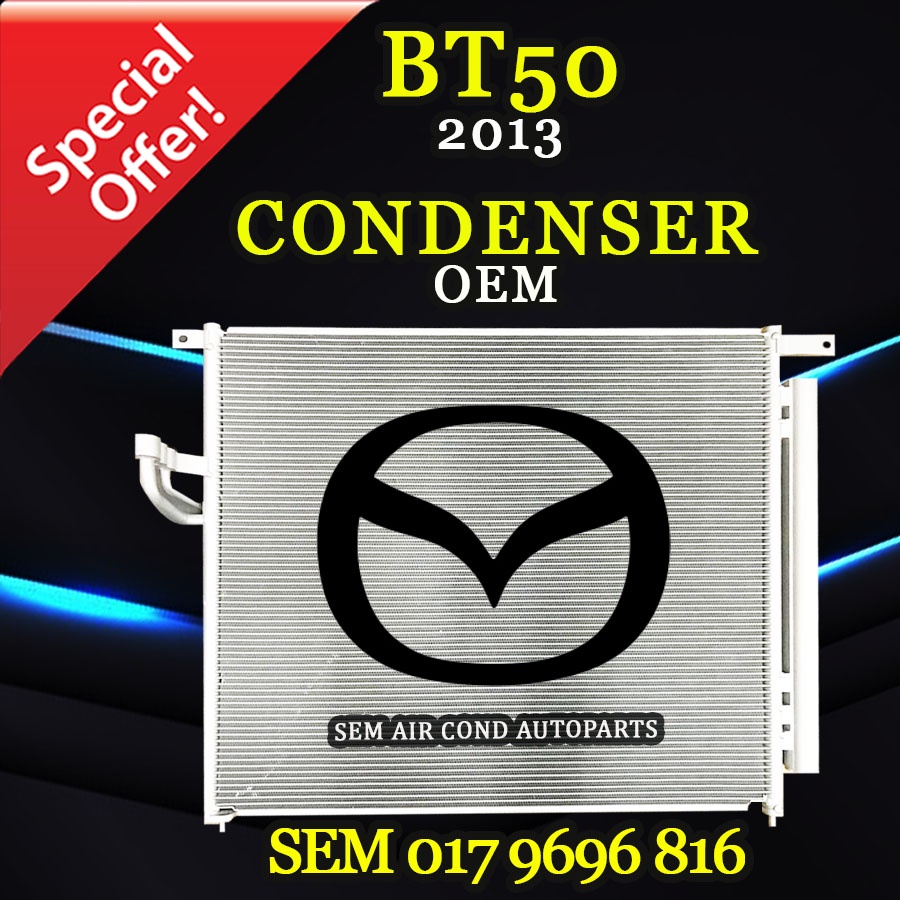 MAZDA BT50 2013 YEAR OEM TAIWAN NEW CONDENSER/ KONDENSER (CAR AIRCOND SYSTEM) BT-50 | Shopee ...