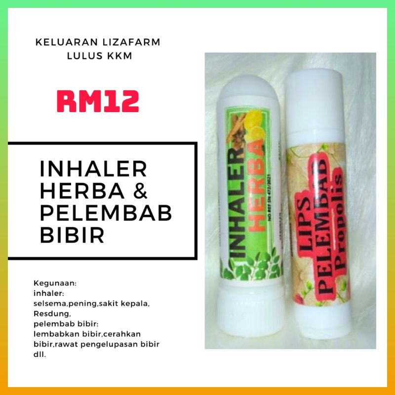 set inhaler herba dan lipsbalm natural | Shopee Malaysia