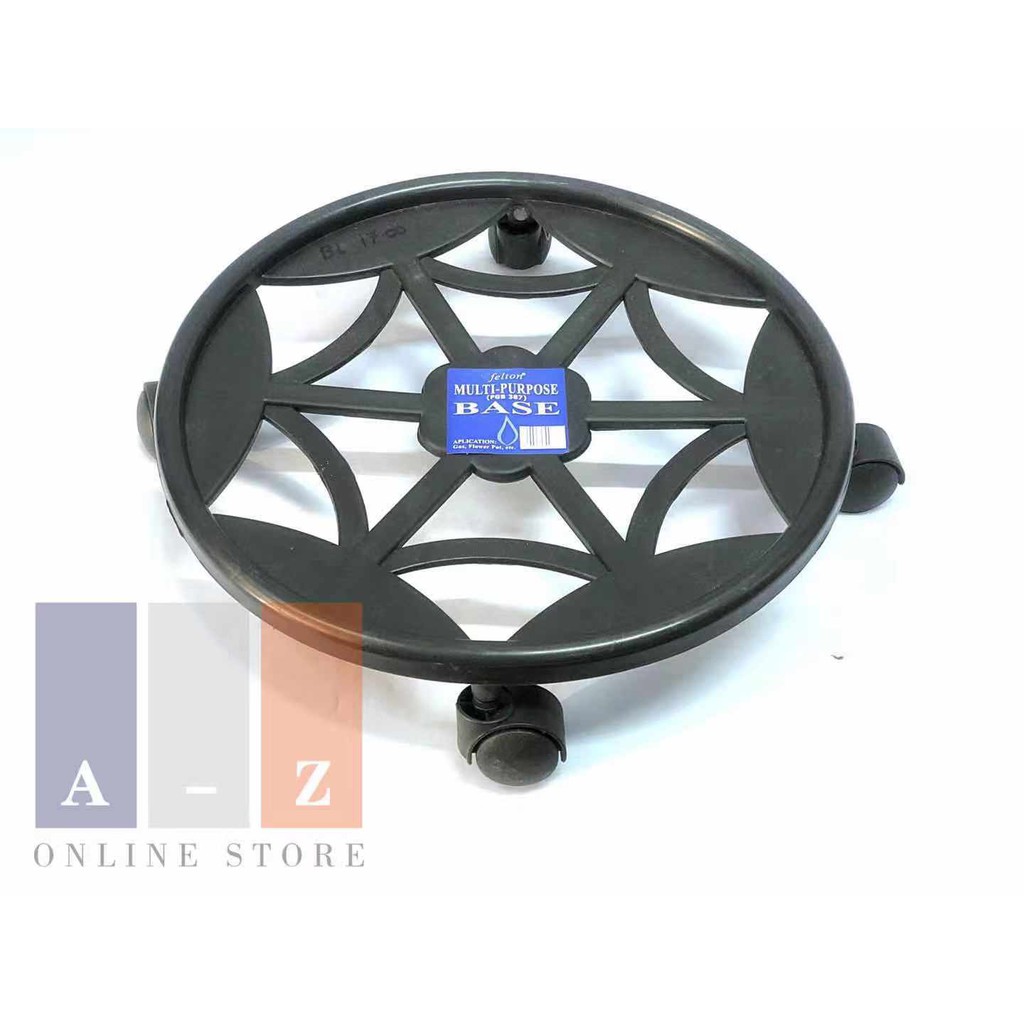 A-Z Online Store PVC Plastic Gas Roller Mover Trolley Stand Tapak Gas ...