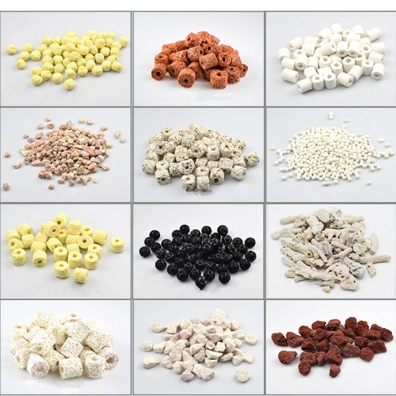 Super Ceramic Aquarium Bio Filter Ball Media Fish Tank Nitrifying ...