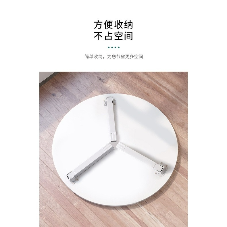 Meja Bulat Lipat Meja Kecil Kanak-Kanak Meja Makan Round Folding Table ...