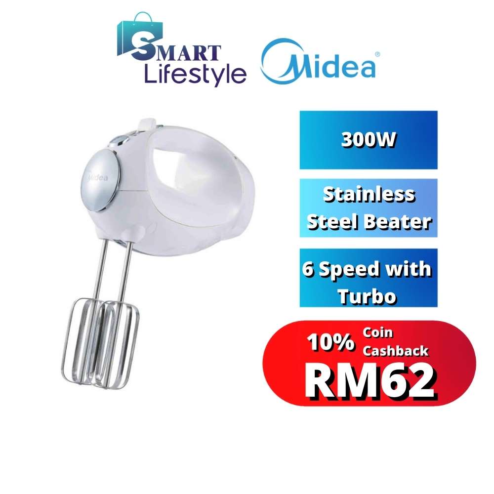 Midea 6 Speed Hand Mixer HM0273 | Shopee Malaysia