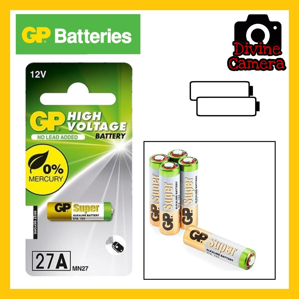 GP A27 Akaline Battery(GP malaysia stock) | Shopee Malaysia