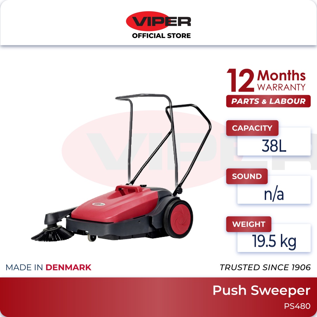 [CLEAR STOCK] NILFISK Viper Hand Push Sweeper Manual Sweeping Dried ...