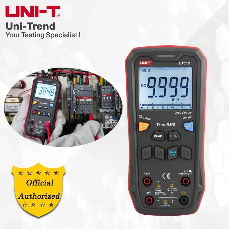 UNI-T UT60S Digital Smart Multimeter UT60BT Bluetooth Multimeter True RMS 1000V AC DC Voltage ...