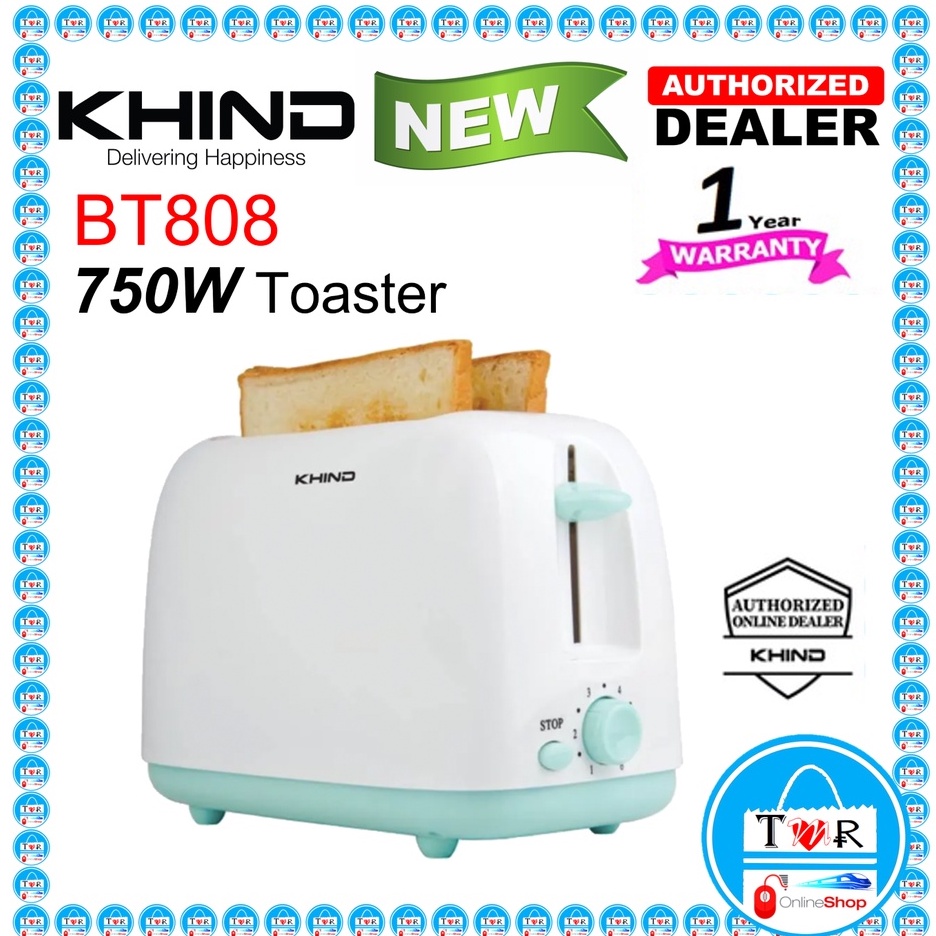 Khind Bread Toaster Midori Series Pembakar Roti BT808 / Elba ET-G2770 ...