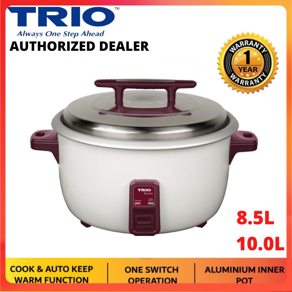 TRIO COMMERCIAL RICE COOKER 8.5L / 10L (TRC8501 / TRC10L) | Shopee Malaysia