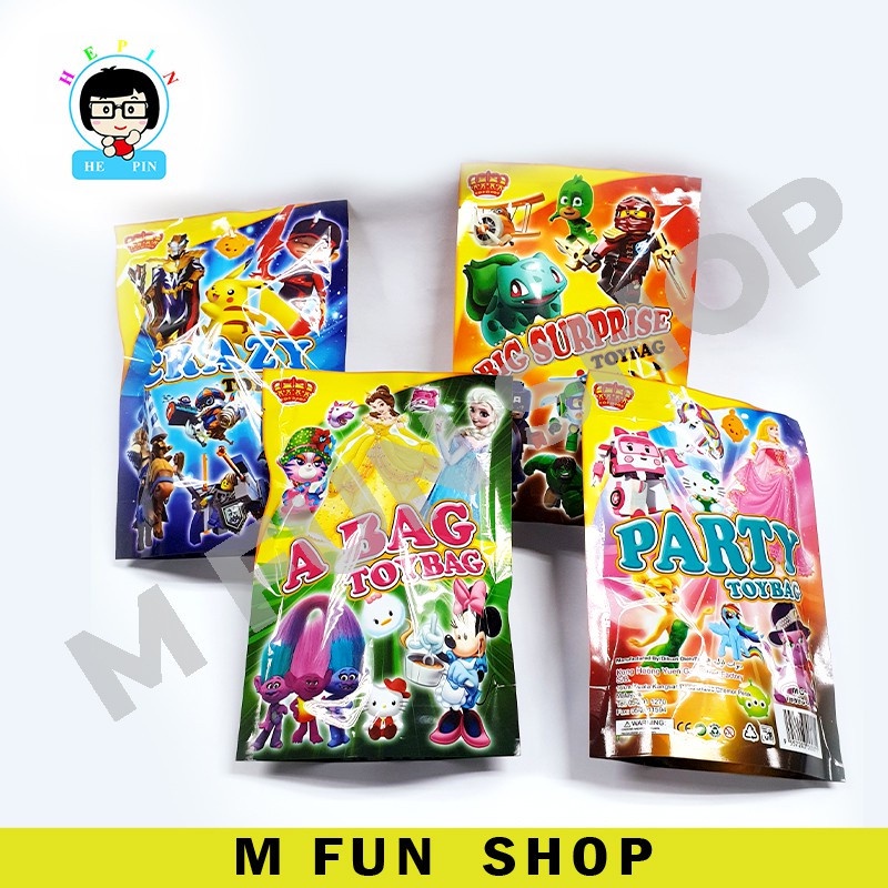 *Ready Stock* Mix & Match KHY Brand Big Toy Bag Surprise Bag 1 set = 4 ...