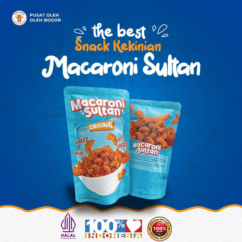 Original Sultan Flavor Macaroni Snack by Indonesian Family Snack ...