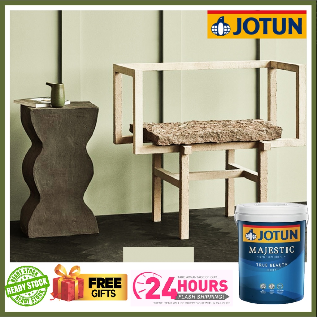 JOTUN 5L 7381 MICHA MINT Majestic True Beauty Sheen /Cat Dalam Kilat ...