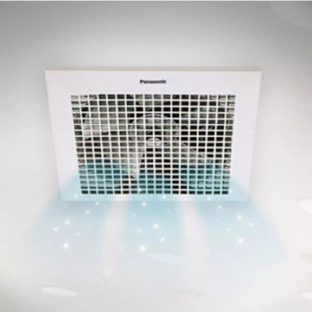 Panasonic 10" Ceiling Mount Ventilation Exhaust Fan FV-25TGU3 (White ...