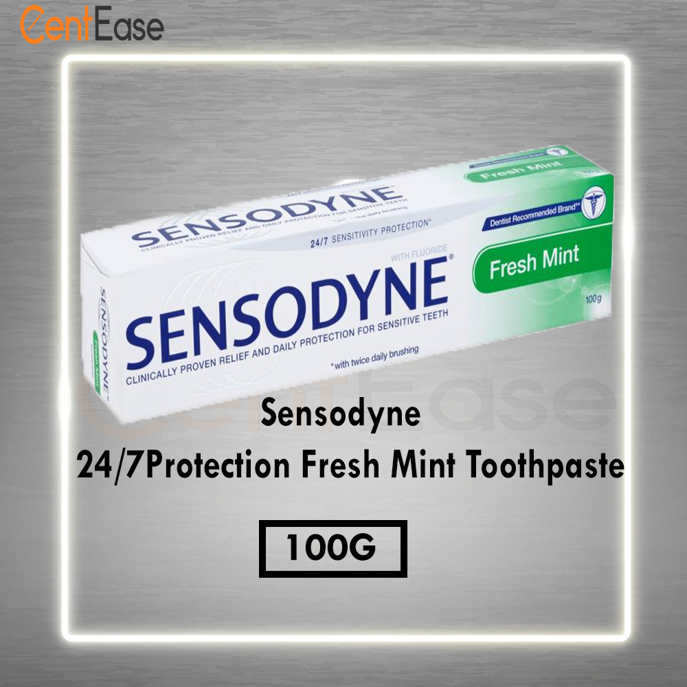 Sensodyne 24/7 Sensitivity Protection Fresh Mint Toothpaste 100g (Exp: Jan 2024) | Shopee Malaysia