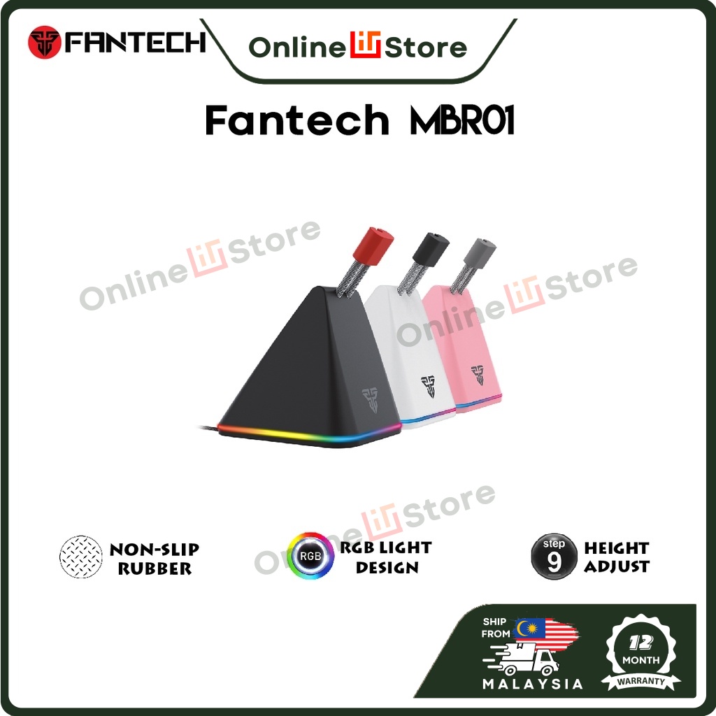 FANTECH PRISMA MB01 / MBR01 Mouse cable management device / RGB Gaming ...