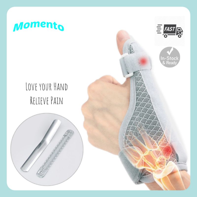 Thumb Spica Support Strap Brace Quervains Splint Tendonitis Sprain ...