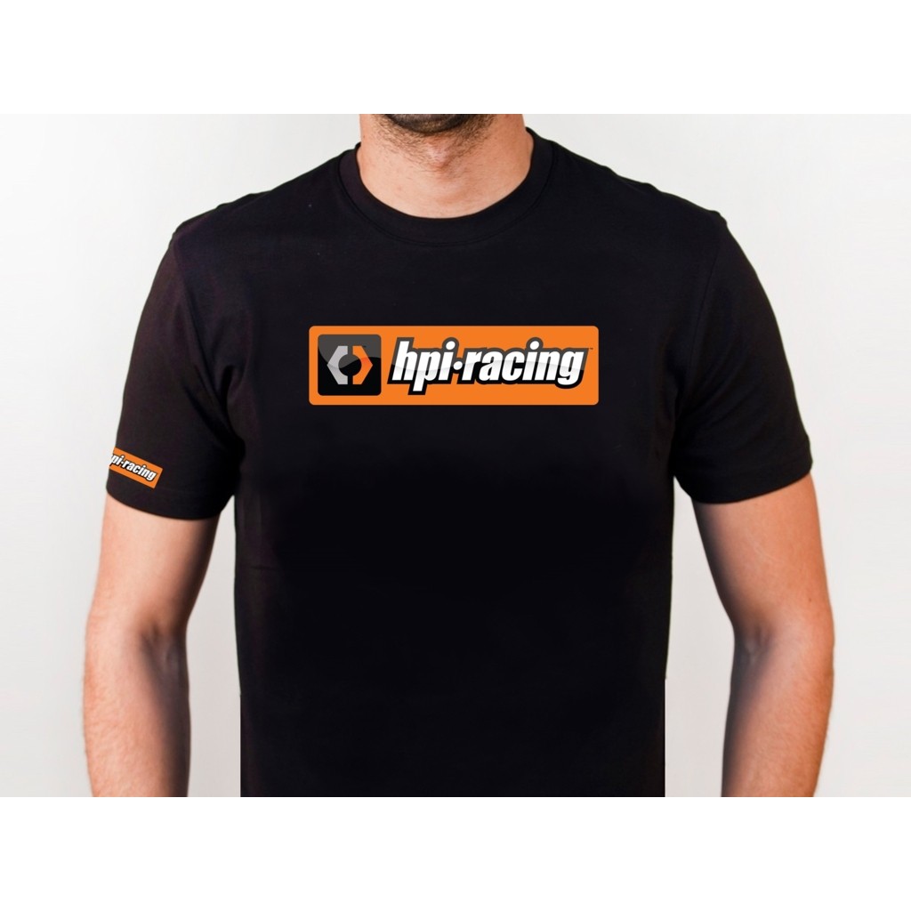 T-Shirt HPI Racing Logo Black 100% Cotton Roundneck Lengan Pendek/Short ...