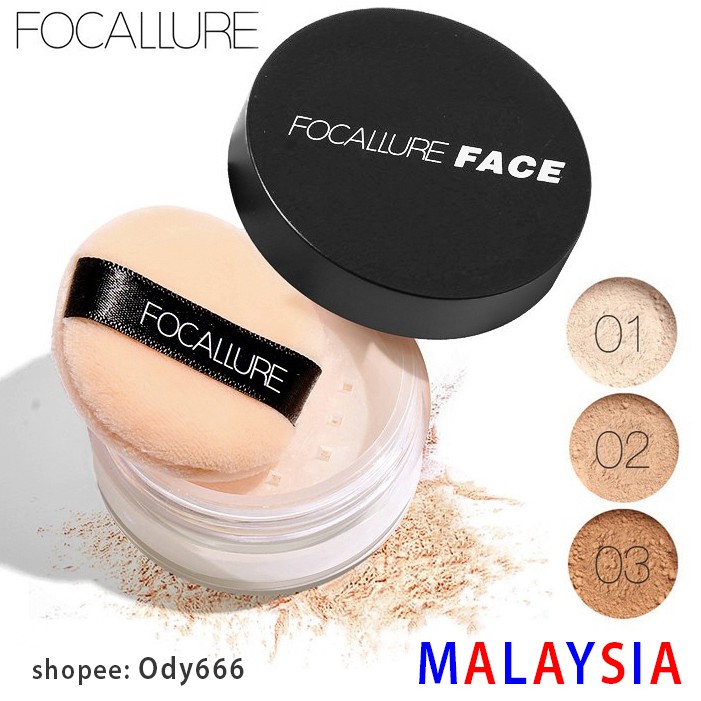 Ready Stock 🇲🇾 Loose Setting Powder FOCALLURE Face Makeup Bedak Tabur ...
