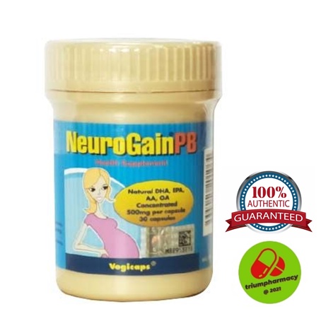 NeuroGain 90 DHA Vegicaps 30's Capsules | Shopee Malaysia