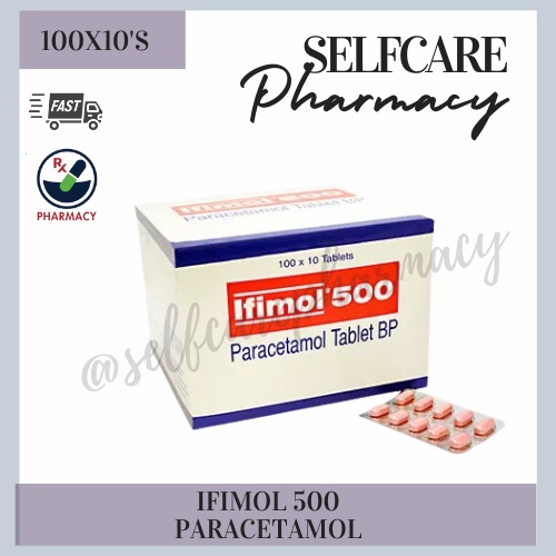 IFIMOL PARACETOML 500MG TABLET (PINK) 100X10'S / BOX | Shopee Malaysia