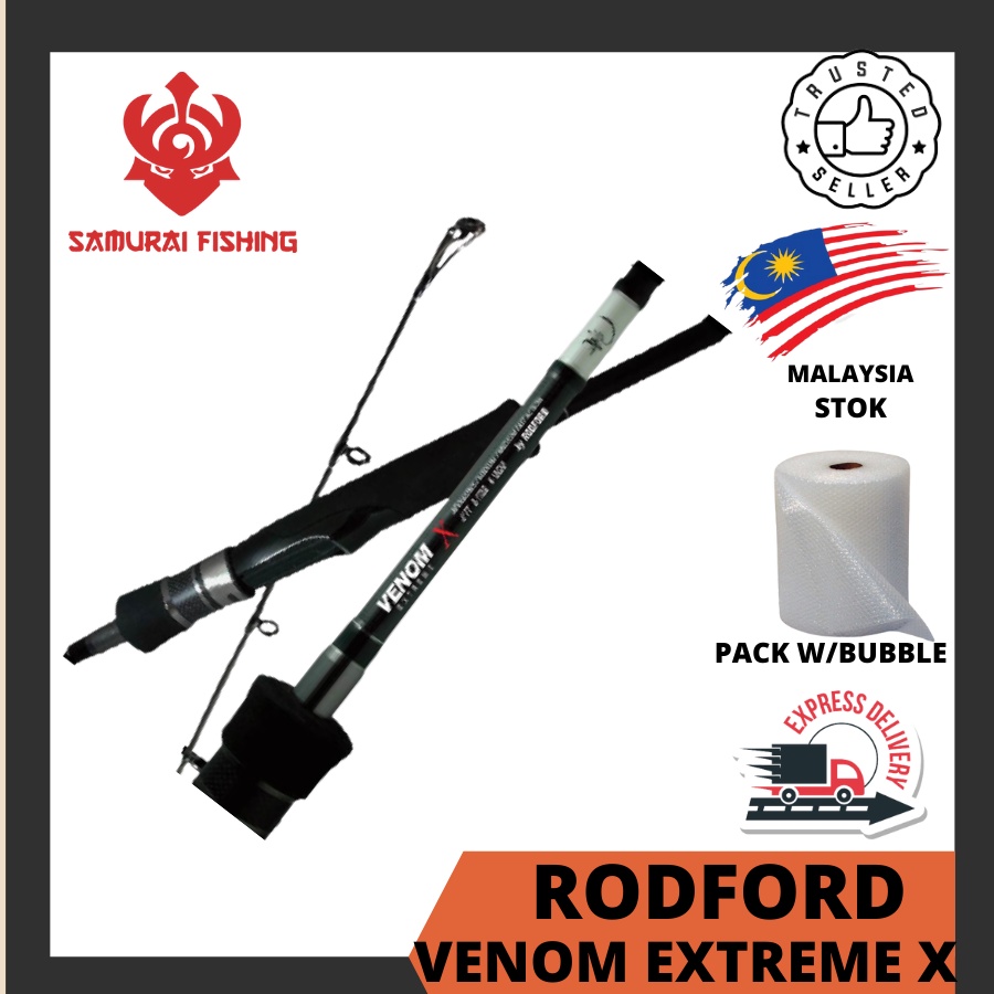 SAMURAI - Rod Ford Venom Extreme Spinning Fishing Rod 6'6" 7'0" Medium ...