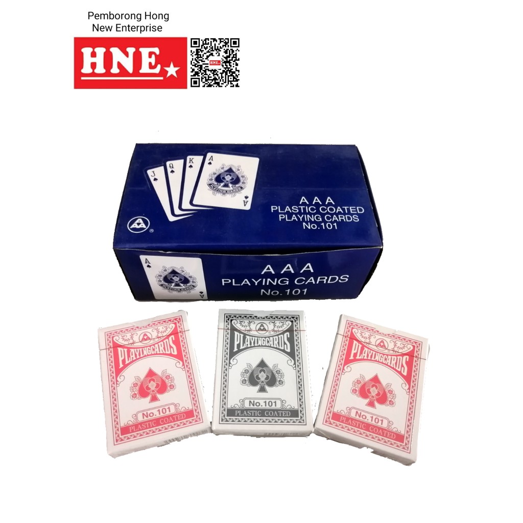 (12 pcs)1 Dozen AAA Poker Playing card/Daun Terup Bermain Card | Shopee Malaysia
