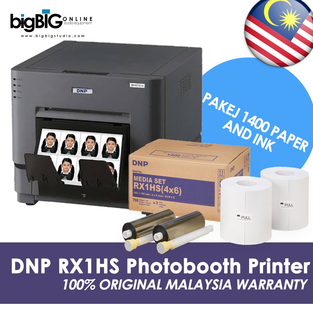 DNP DS-RX1HS Dye Sublimation DNP Pinter for Photo Booth Printing (Malaysia Warranty Malaysia ...