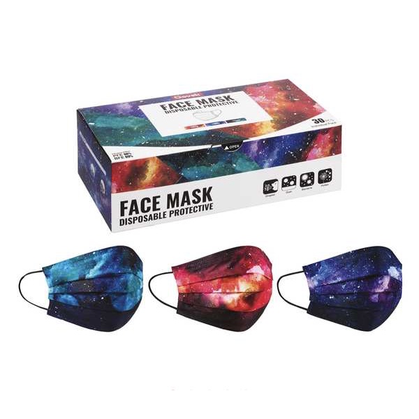 mask GOVEK personality mask star air type three-color disposable ...