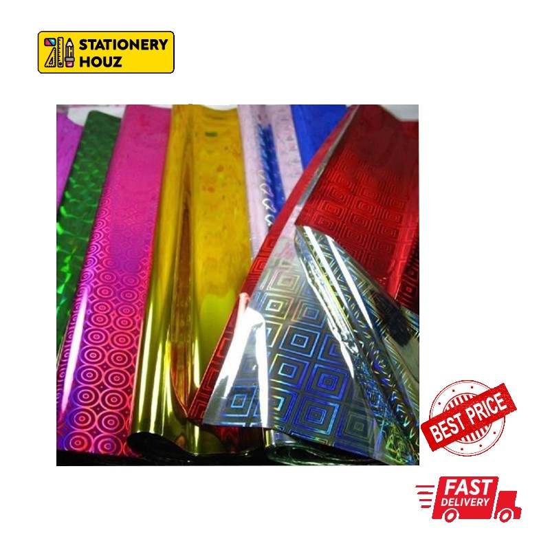 Stationery Houz 10pcs Laser Foil Wrapper / kertas layang wau / Pembalut ...