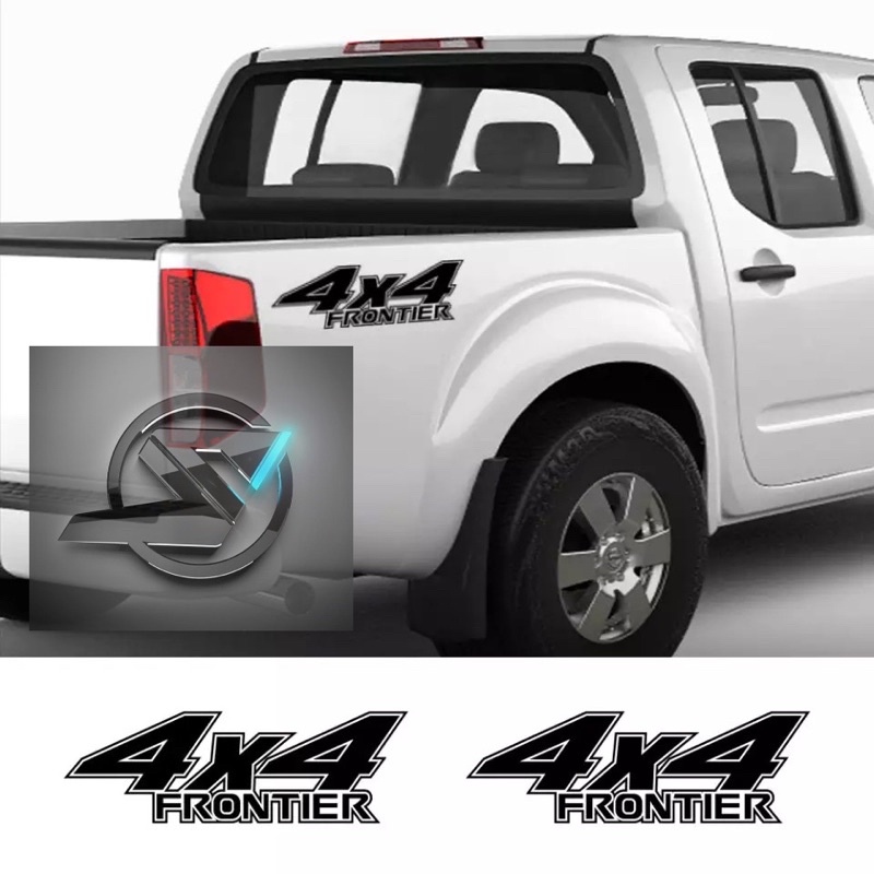 (Ready Stock ) S543# 2pc 4x4 FRONTIER Car Body Vinyl Decal Sticker ...