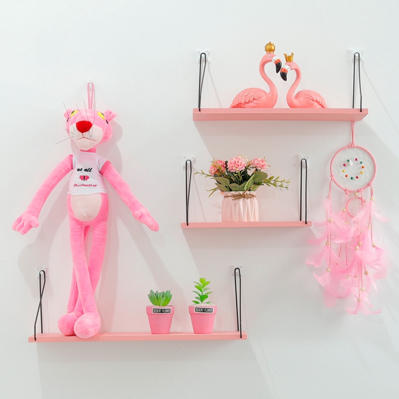 Pink Floating Rack / Floating Shelves / Wall Shelves / Wall Rack ...