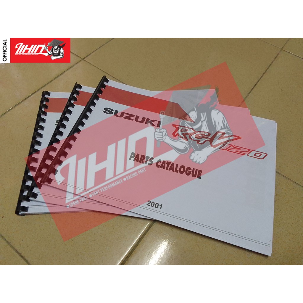 Suzuki RGV 120 Buku Part Catalogue | Shopee Malaysia