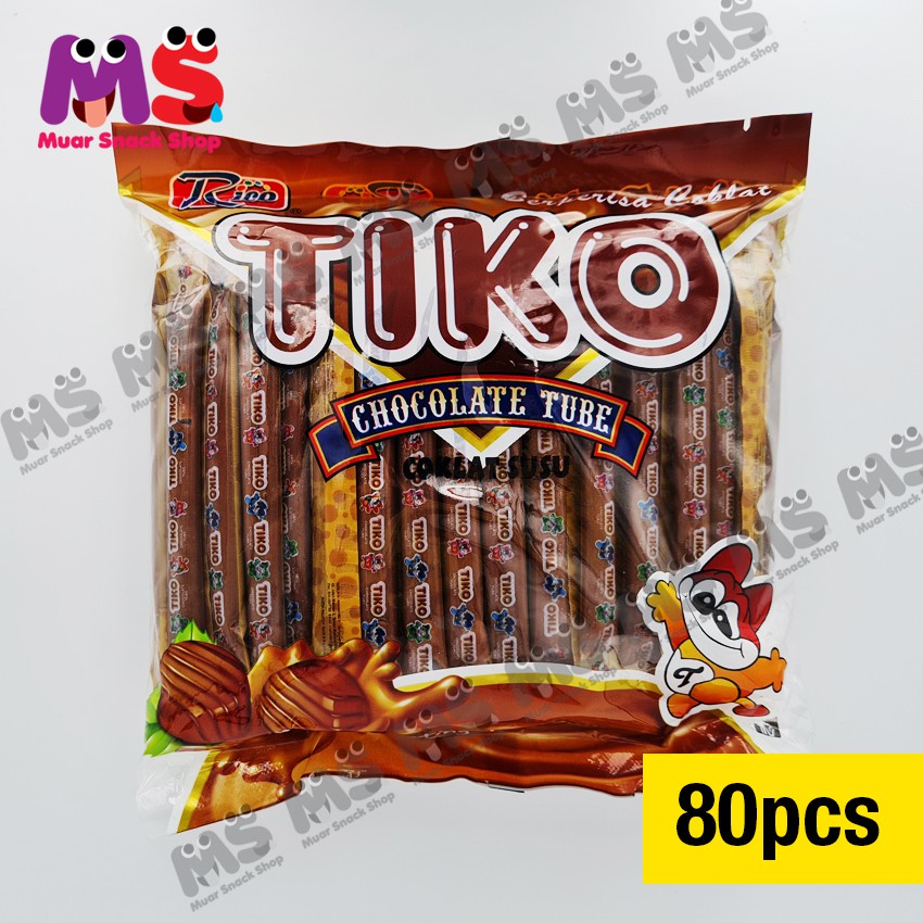 Rico Tiko Chocolate Tube / Coklat Susu 80pcs | Shopee Malaysia