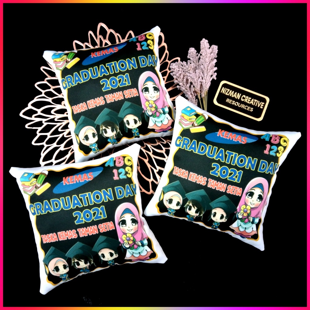 Customized Album Pillow Graduation / Convocation Bantal Cetak Printed ...