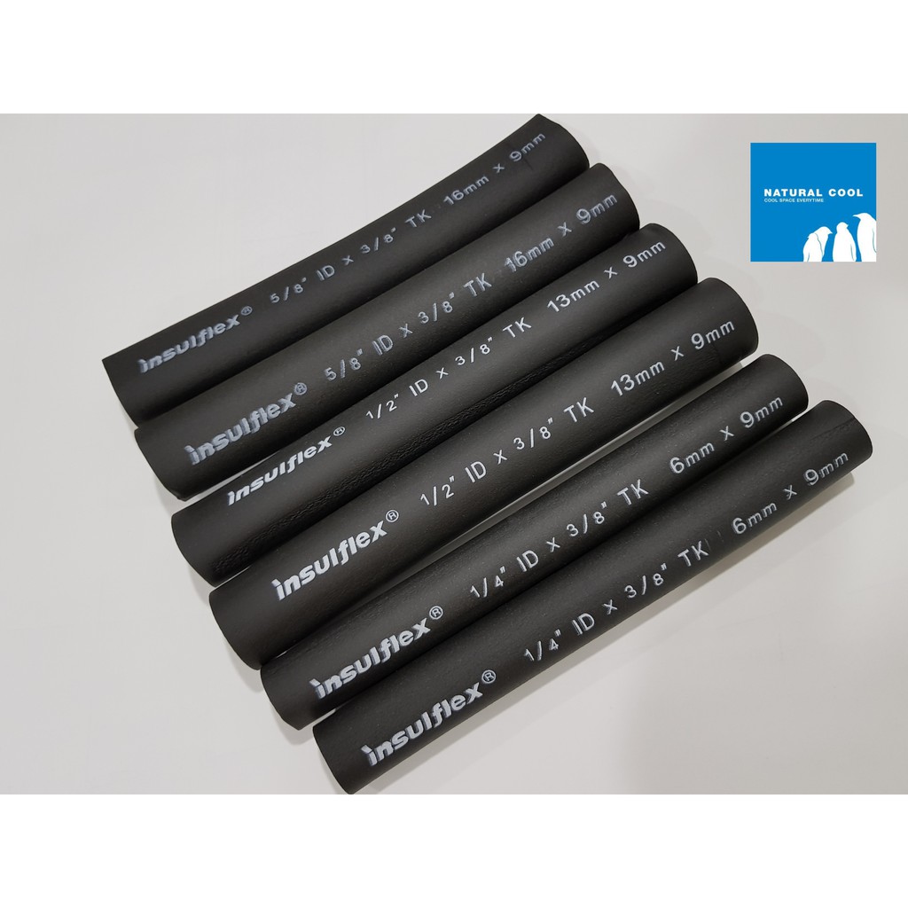 INSULFLEX tubing insulation Thickness : 1/2 inch x 6feet | Shopee Malaysia