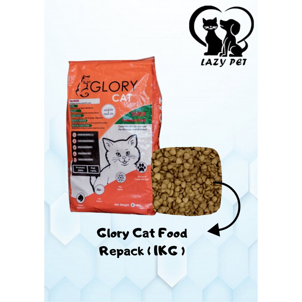 Glory Cat Food 1KG (Repack) | Shopee Malaysia