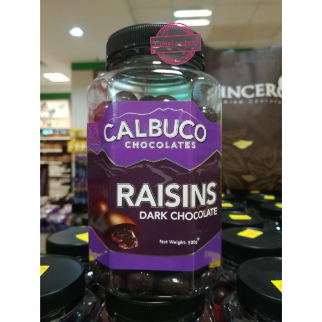 🎶🎁🍫CALBUCO Raisin Dark Chocolate 500gram🎁🎶 | Shopee Malaysia